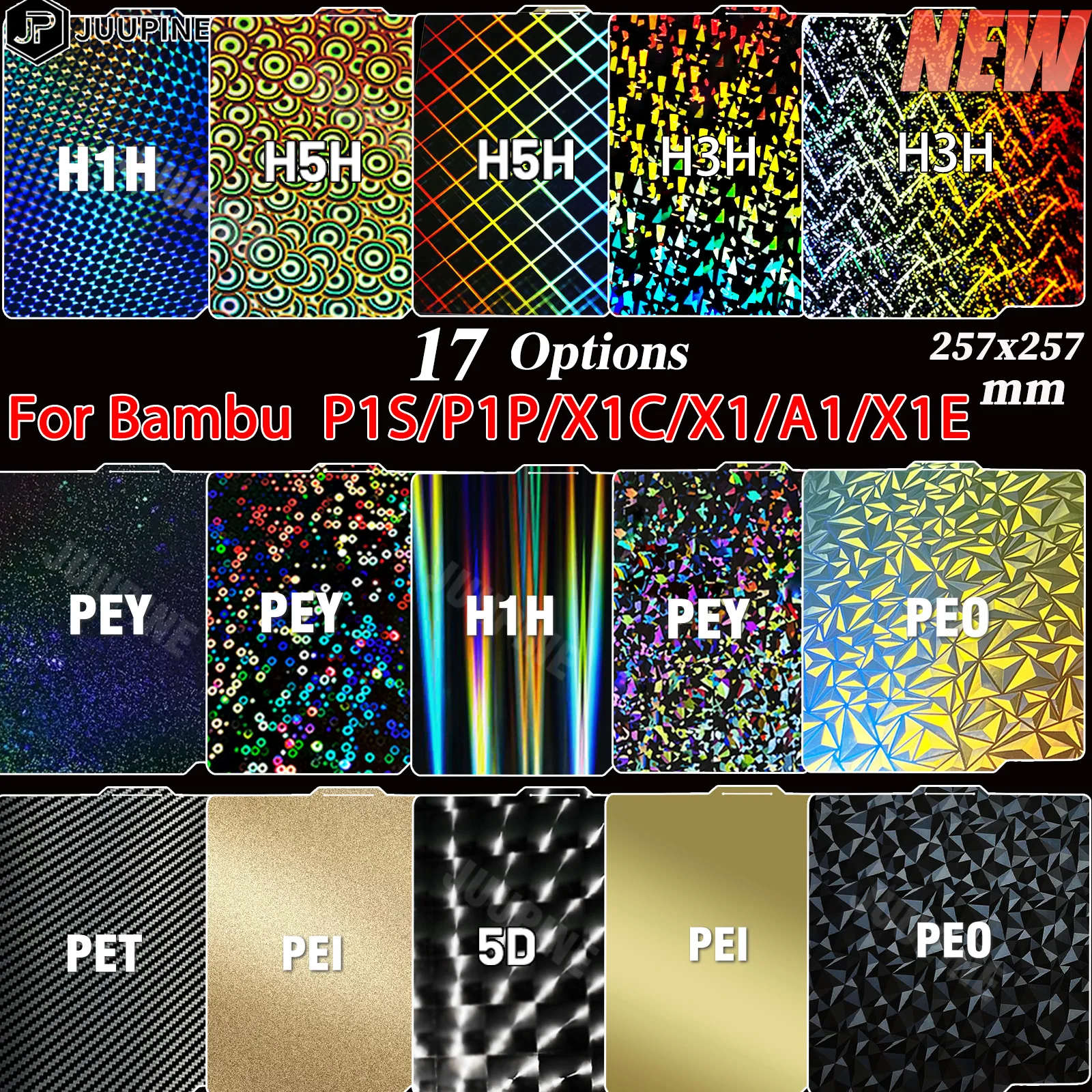 For-Bambu-Lab-PEI-Build-Plate-Pey-H3H-G10-Build-Plate-P1S-X1C-Textured ...