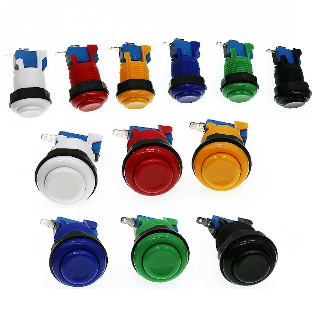 American-Happ-Style-Push-Button-Thread-28mm-Microswitch-Pinball-Parts ...