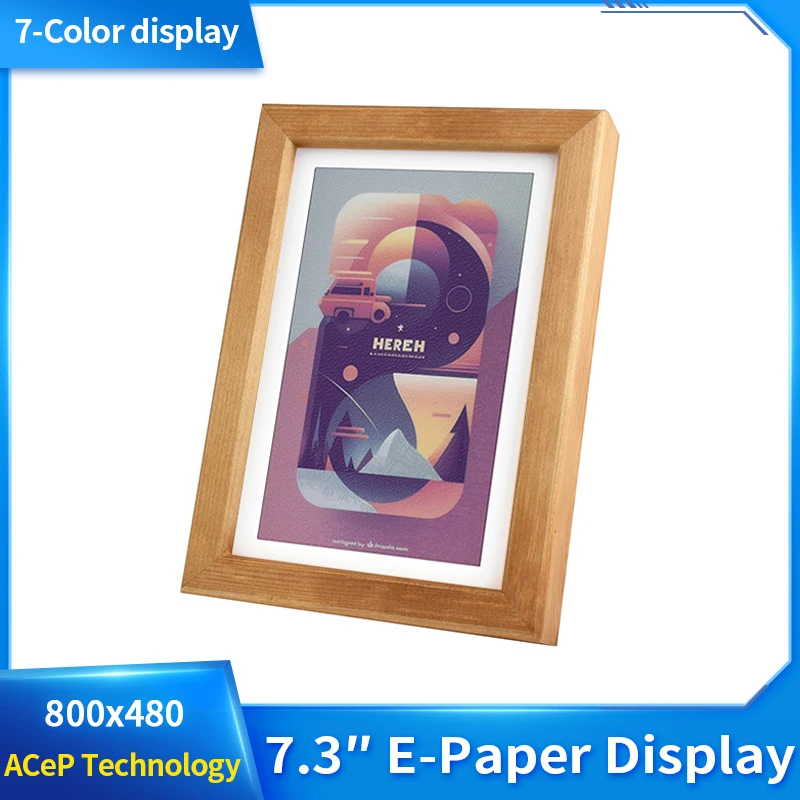 7-3-7-Color-E-Paper-Display-ACeP-Technology-800x480-Screen-with-Wood ...