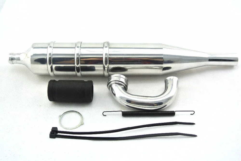 RC Boat Nitro Engine Exhaust Side pipe tuned for kyosho HSP HPI 1set ...