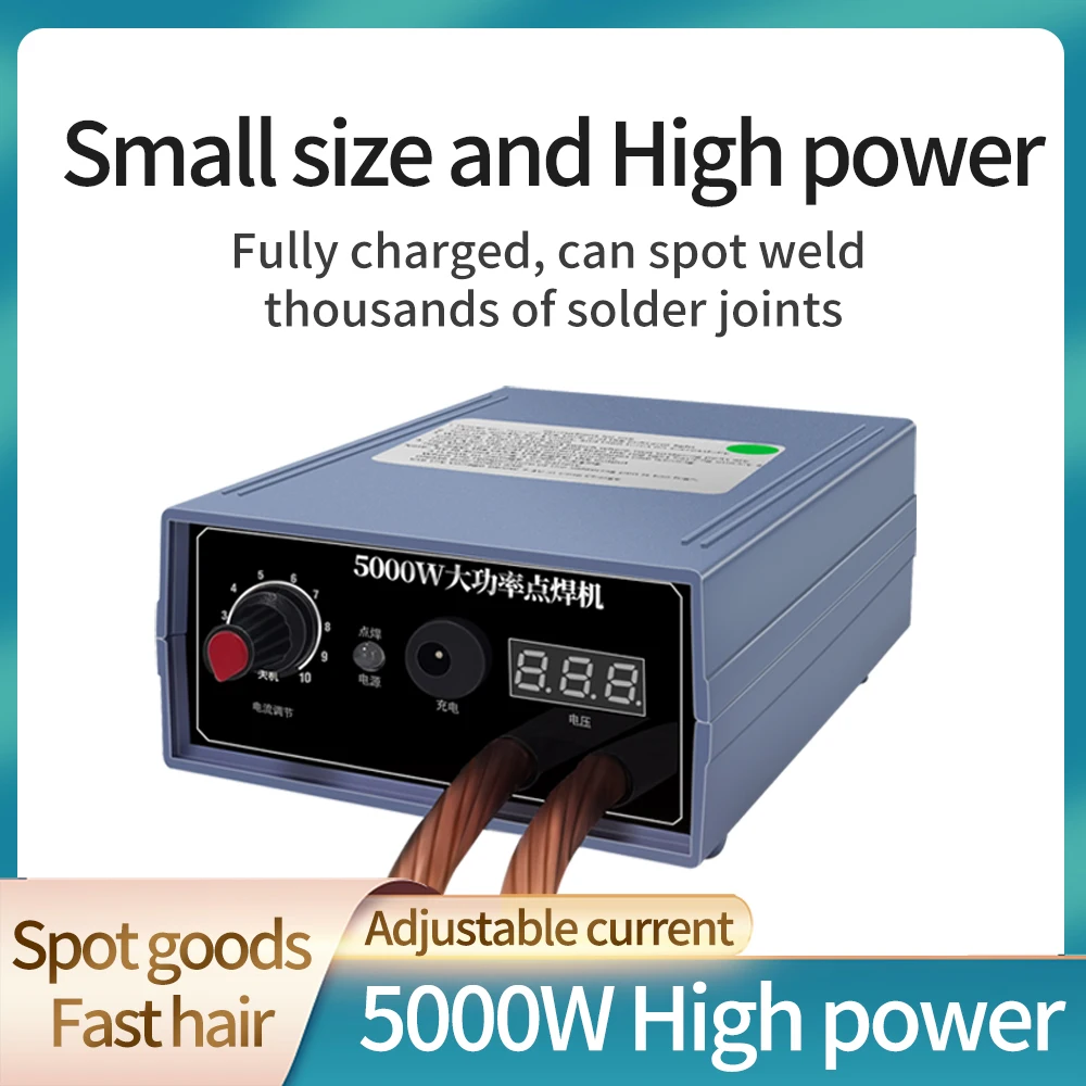 5000W-High-Power-Handheld-Spot-Welder-Portable-DIY-18650-Battery ...