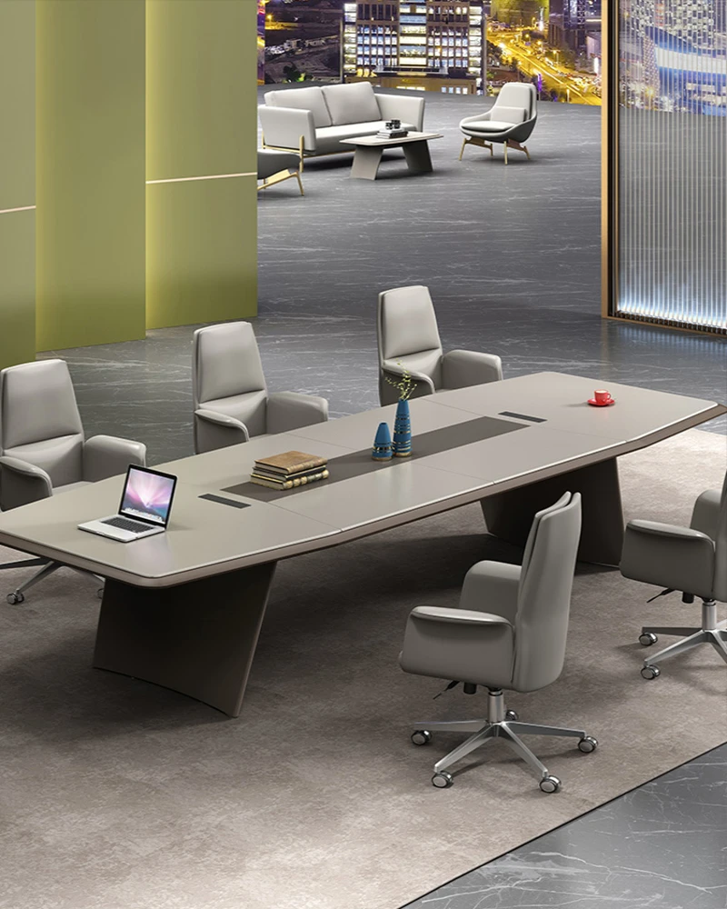 Office furniture, conference table, long table, simple modern large ...