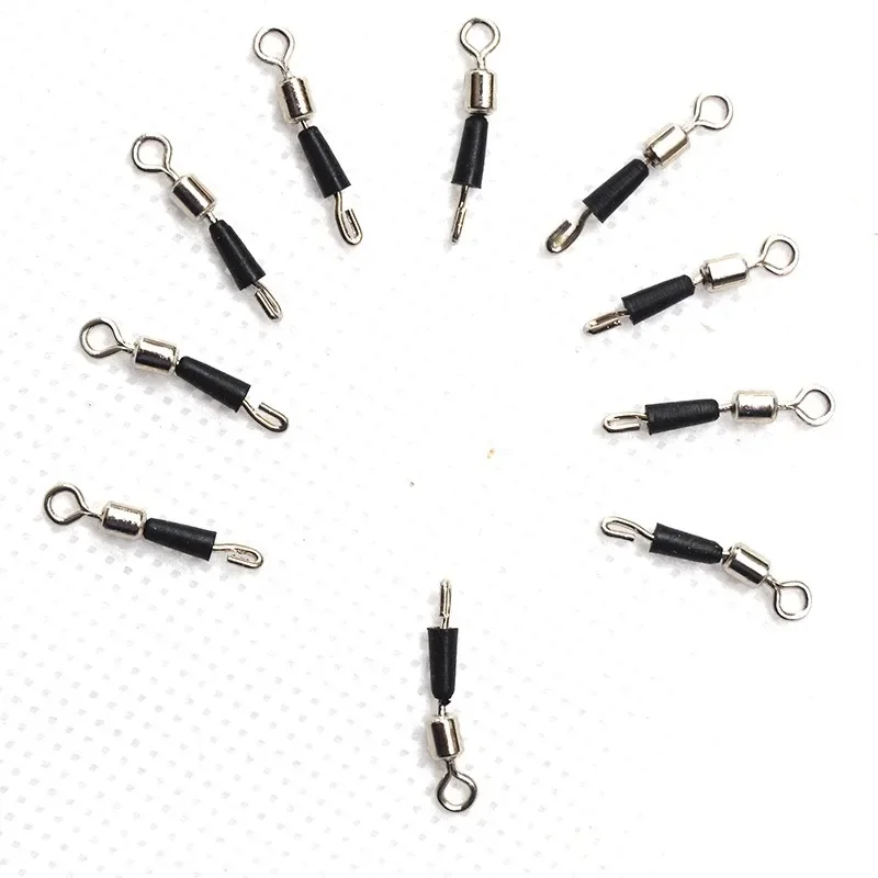 NEW-30PCS-Fishing-Bearing-Swivels-Ball-Bearing-Swivel-Solid-Rings ...