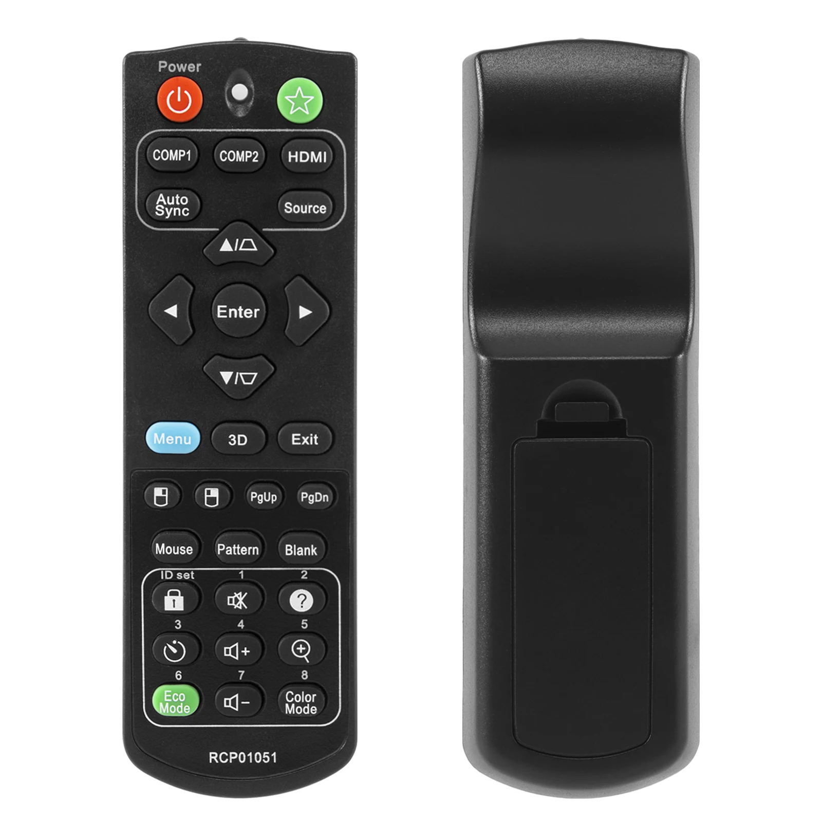 Remote-Control-RCP01051-for-ViewSonic-Projectors-PJD6552LWS-PJD6552W-XY ...