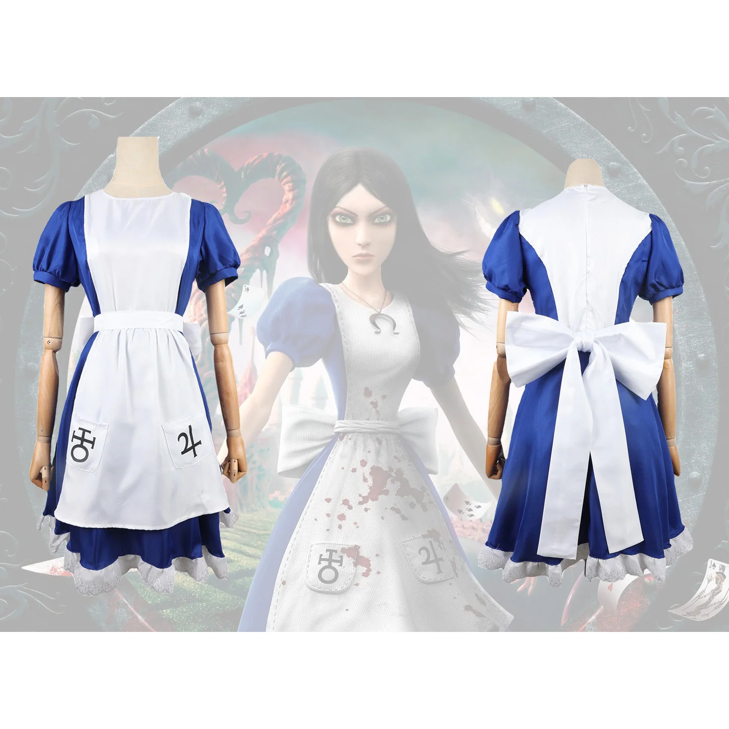 Game-Alice-Madness-Returns-Cosplay-Costume-Halloween-Maid-Dresses-Apron ...