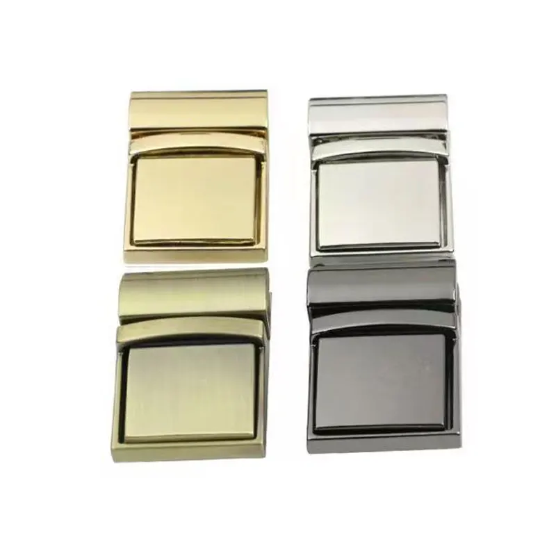 Metal Rectangle Shape Clasp Hardware Purse Twist Lock for Women Bag ...