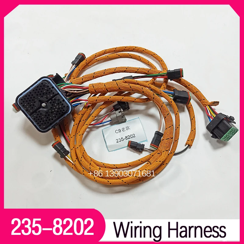 Construction-Machinery-Parts-C9-Engine-Wiring-Harness-235-8202-2358202 ...