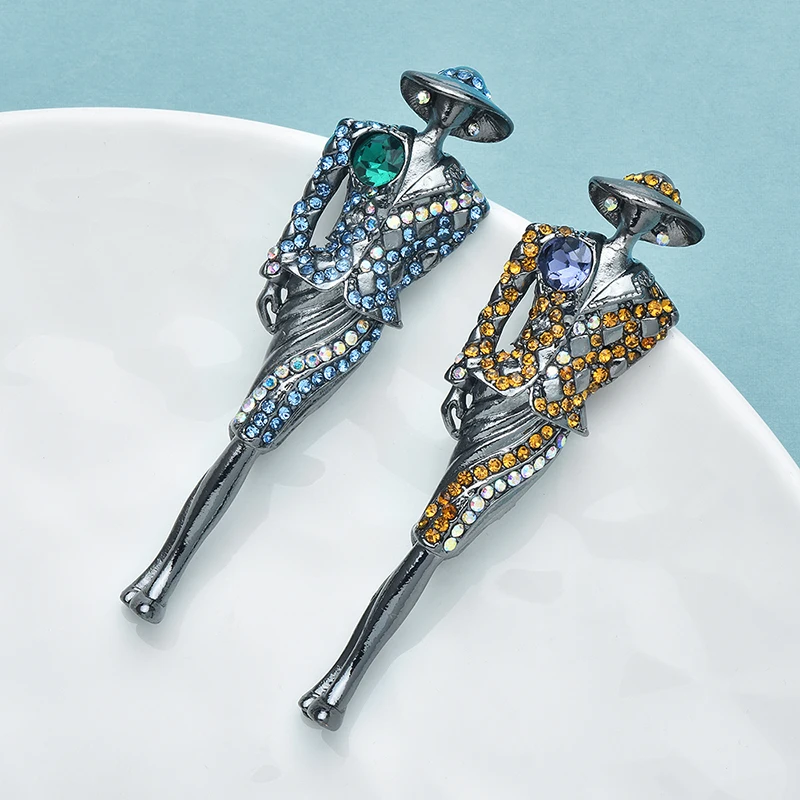 Wuli-baby-Pretty-Lady-Brooches-2-color-Wear-Suit-dress-Hat-Modern-Girl ...