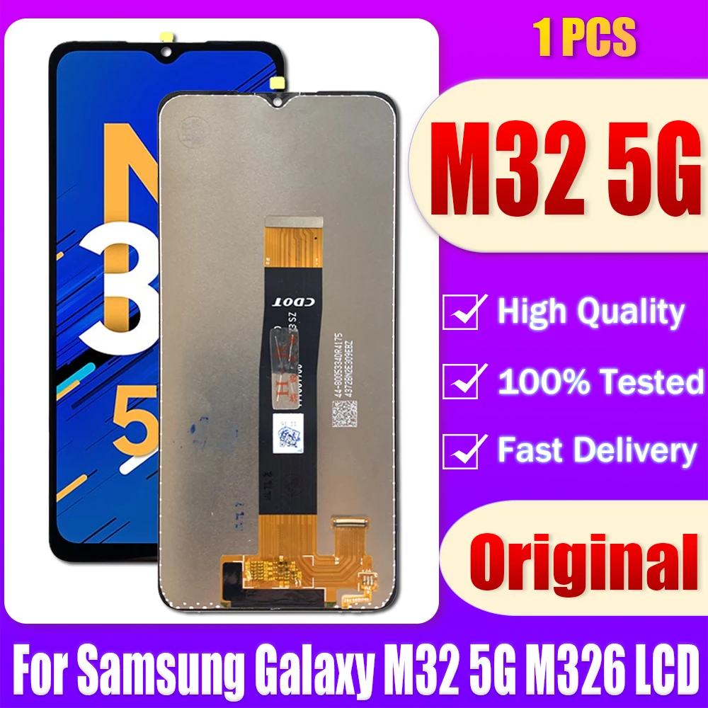 6-5-Original-Para-Samsung-M32-5G-LCD-SM-M326B-Display-Lcd-Touch-Screen ...