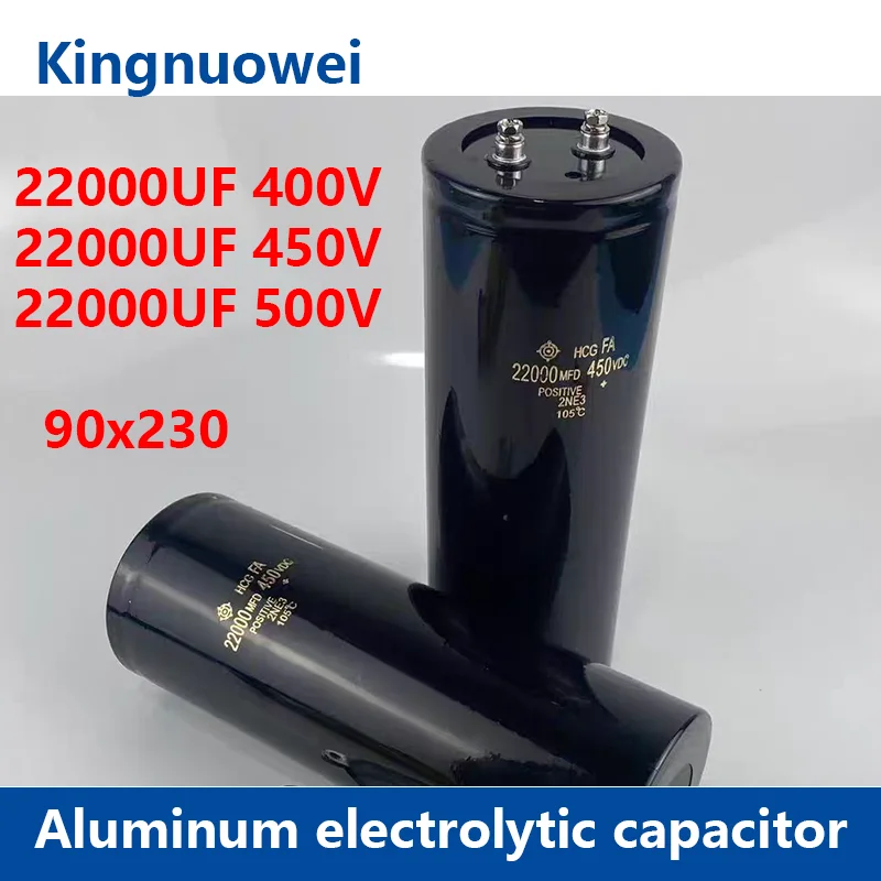 Bolt capacitor 22000UF 400V 450V 500V 75 * 220MM inverter capacitor ...