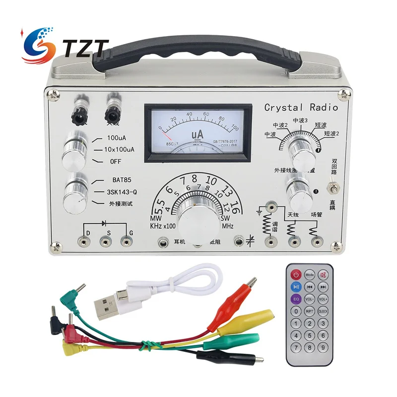 TZT 다기능 크리스탈 라디오 FM 라디오, 마그네틱 링, 이중 회로 코일 및 직접 커플링 변환| | - AliExpress