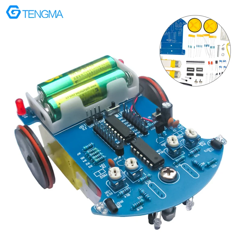 D2-3-Intelligent-Track-and-Obstacle-Avoidance-Car-Kit-51-Single-Chip ...