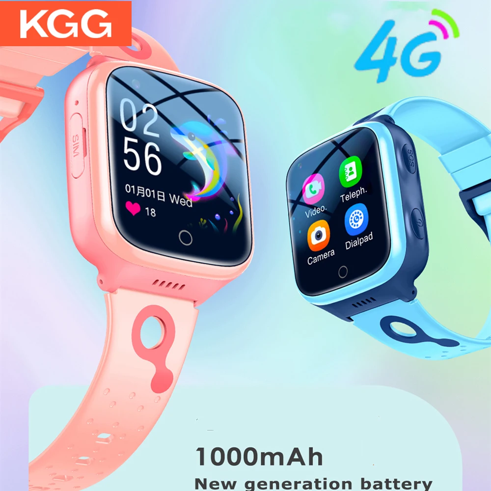 Video Call Phone Watch 4g Kids Watch With 1000mah Battery Gps Wifi ...