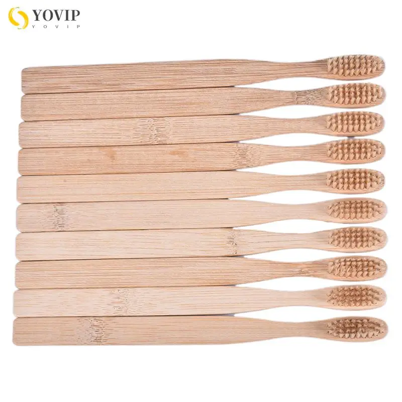 10pcs-setEnvironmental-Bamboo-Charcoal-Toothbrush-For-Oral-Health-Low ...