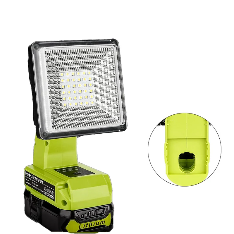 15W 2000LM Rechargeable Portable Light Cordless LED Work Light for ...