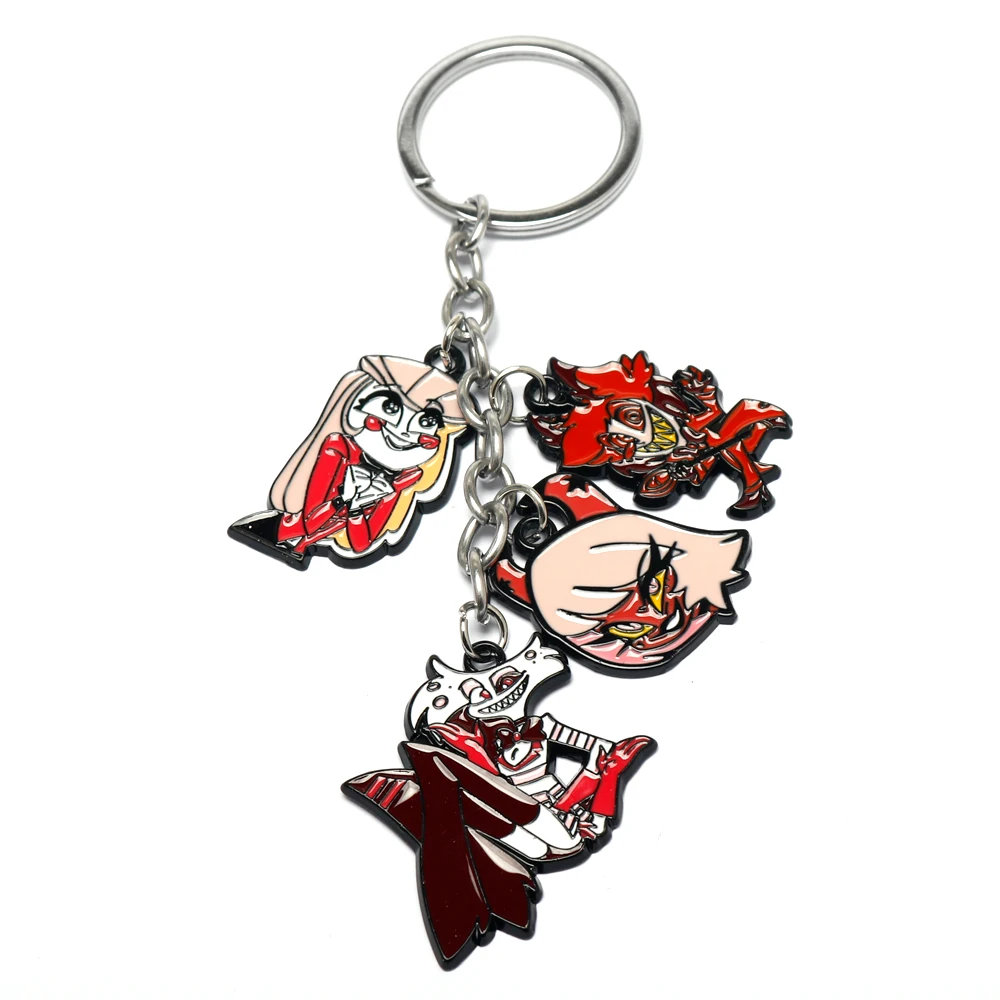 Cartoon-Keychain-Anime-Figure-Alastor-Charlie-And-Vaggie-Enamel-Pendant ...