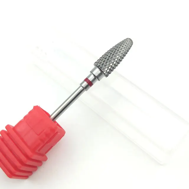 HYTOOS 5 Size Tungsten Carbide Nail Drill Bit Rotary Manicure Cutters ...
