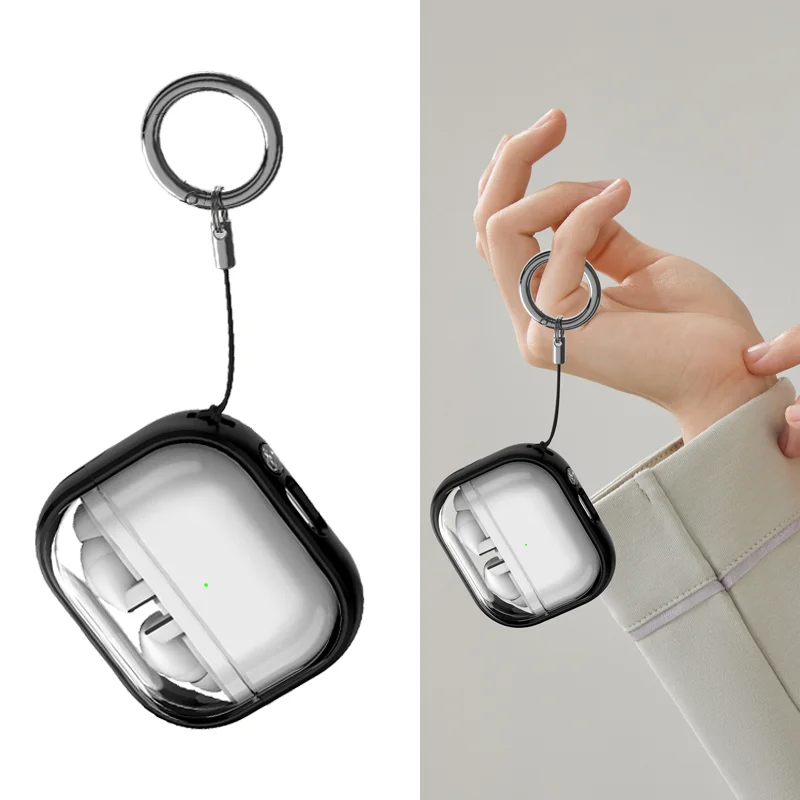 Transparent Stand Headphone Cover For Samsung Galaxy Buds 3 Pro/ Buds 3 ...