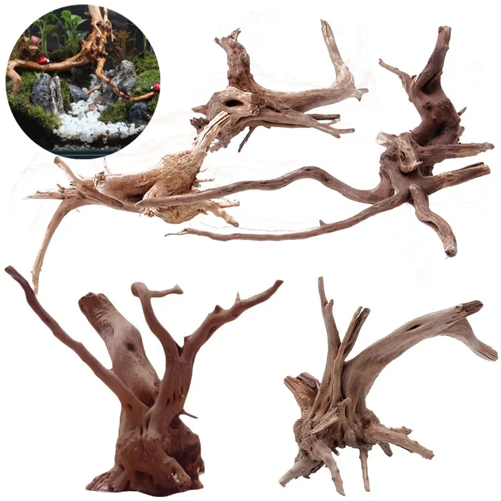 Tree-Trunk-Micro-Landscape-Reptile-Cylinder-Fish-Tank-Ornament-Cuckoo ...