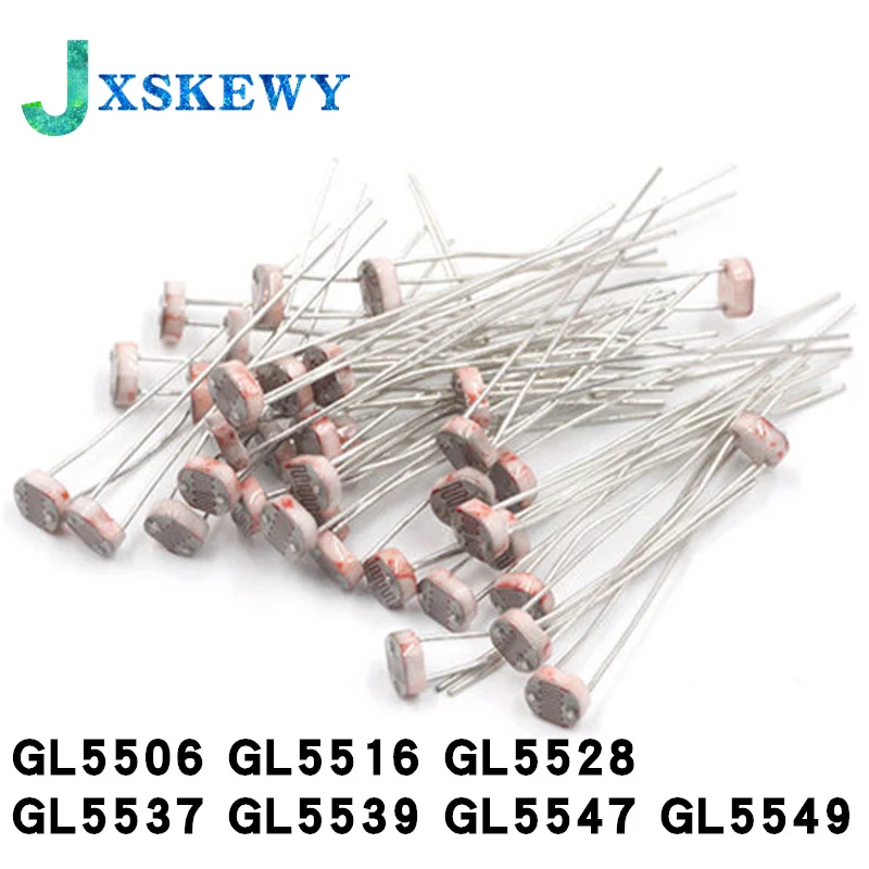 100pcs-5528-LDR-Photo-Light-Sensitive-Resistor-Photoelectric ...