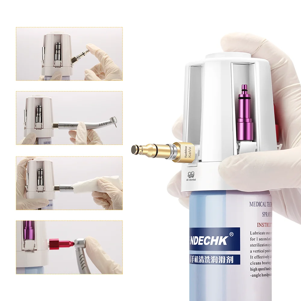 Lubrication Dental Portable Multi-function Handpiece Adapter Oil Spray ...
