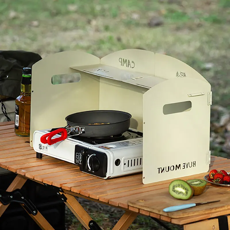 Durable-Camping-Wind-Shield-with-Storage-Layer-Outdoor-Folding-Cassette ...