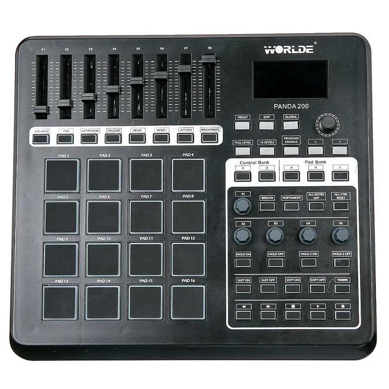Teclado-port-til-USB-MIDI-Controller-Mini-MIDI-Pad-Controller-16-Drum ...