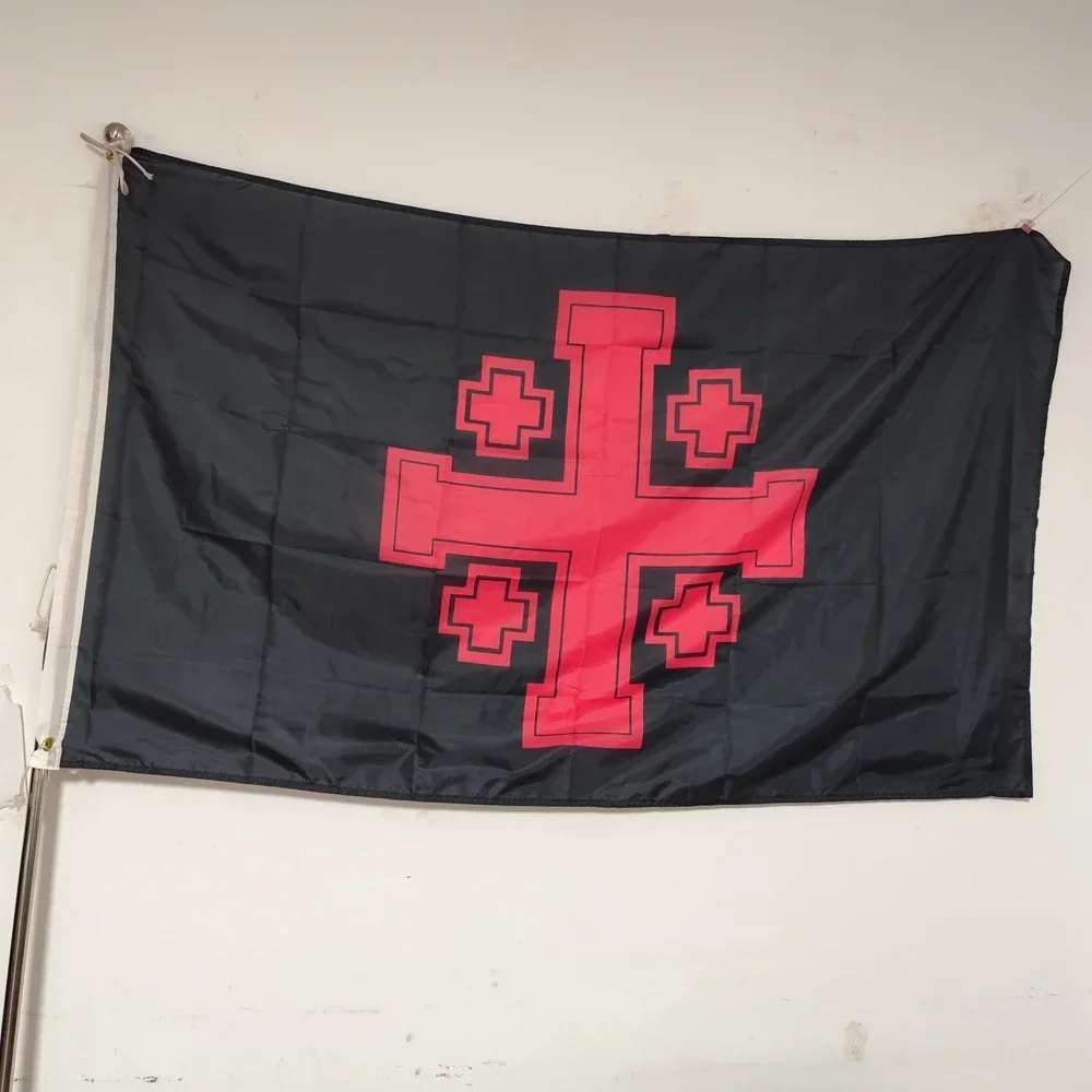 90x150cm Jerusalem Cross Flag, Durable Polyester National Banner for ...