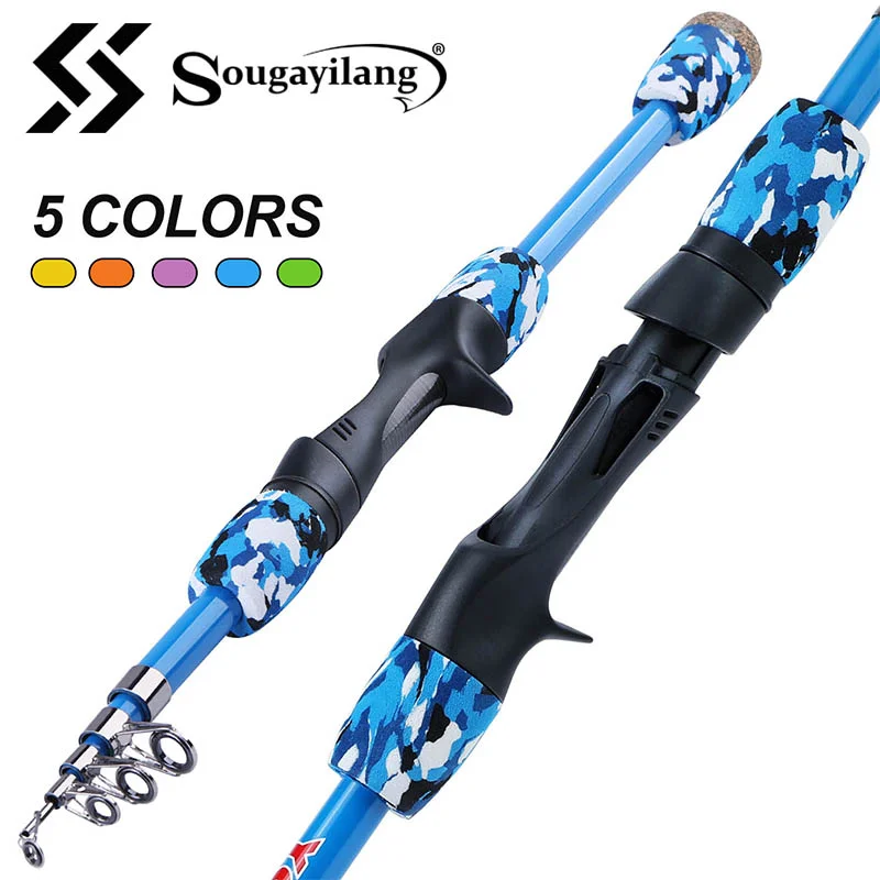 Sougayilang-1-5M-Telescopic-Fishing-Rod-M-Power-Rock-Camouflage-Fishing ...