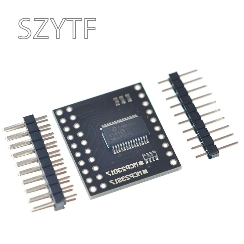 Mcp23017 Serial Interface Module Iic I2c Spi Mcp23s17 Bidirectional 16-bit I/o Expander Pins ...