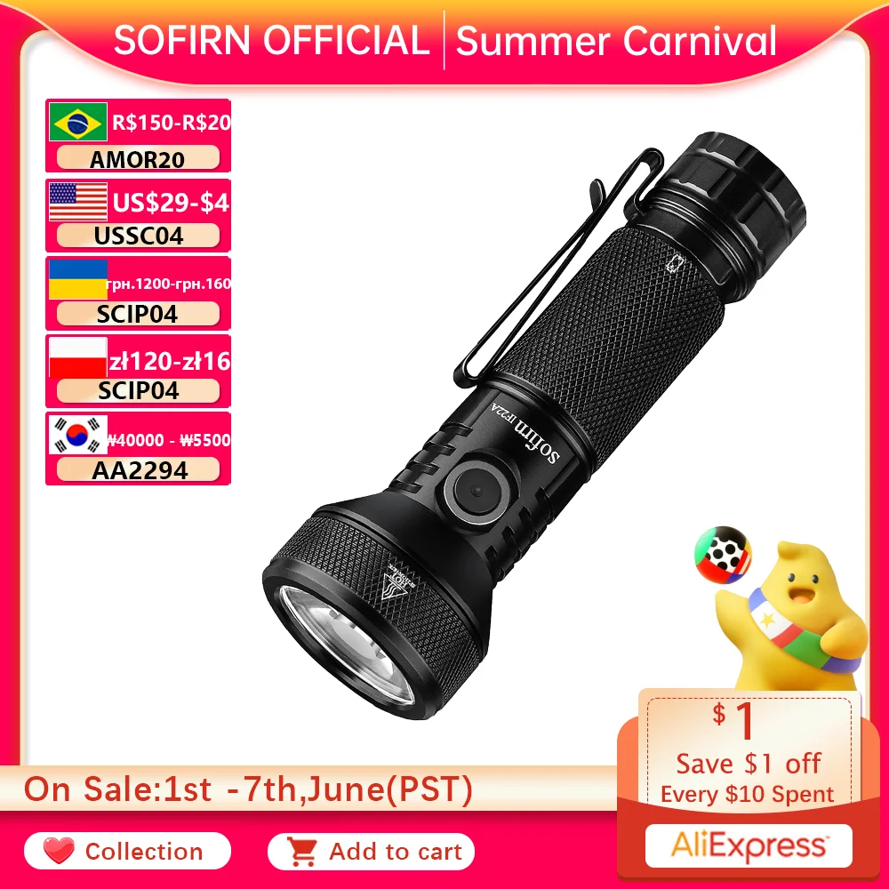 Sofirn-IF22A-2100lm-Flashlight-21700-Powerful-Light-SFT40-LED-680M-Long-Range-USB-C-Rechargeable ...