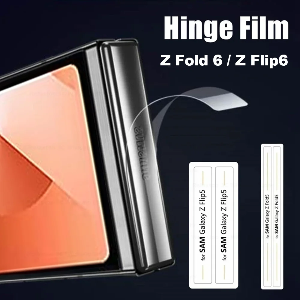 4PCS-For-Samsung-Z-Fold-6-Side-Sticker-Hinge-Hydrogel-Protector-Frame ...