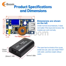 12V 24V 48V 60V 72V DC DC Step Down Buck Converter 5V 2A USB Charging ...