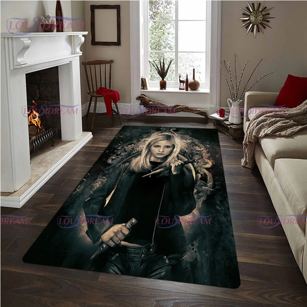 Vampire-Slayer-Buffy-Printed-Area-Rugs-Non-Slip-Bathroom-Carpet-for ...