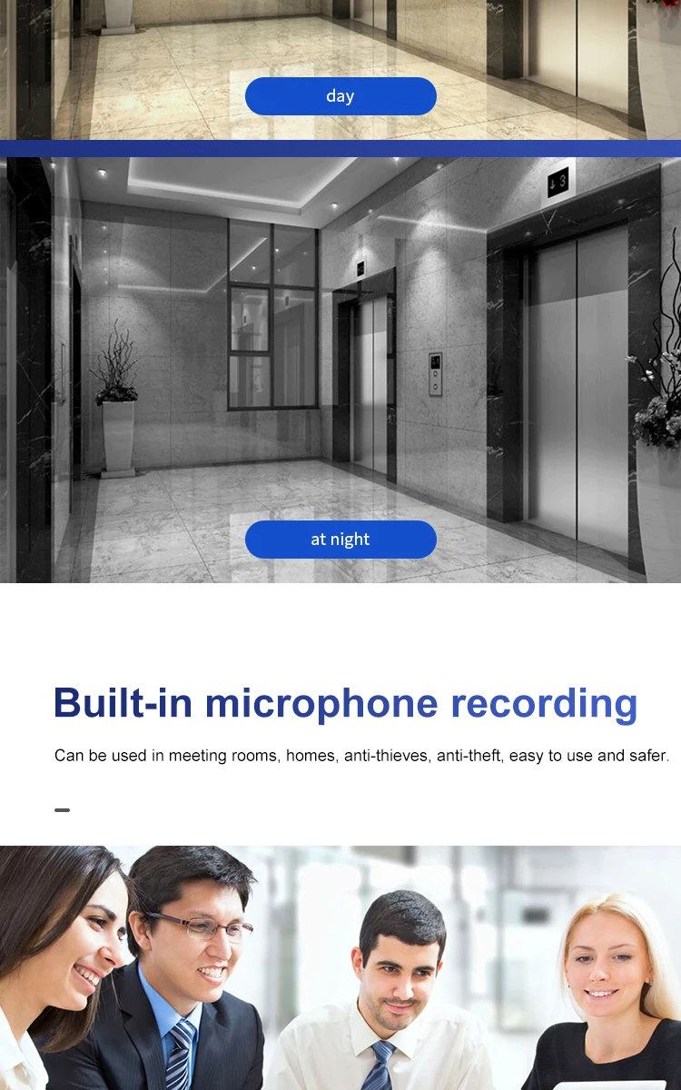 X6 avec carte TF 32G-X6-Mini caméra de surveillance IP WiFi HD 1080p ...