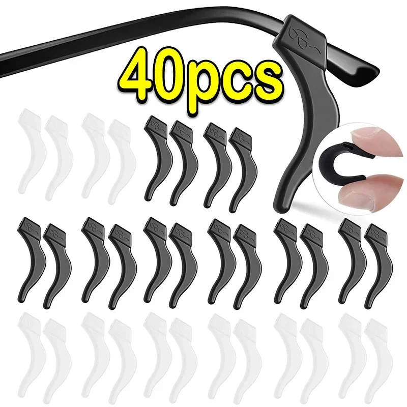 5-20pairs-Silicone-Anti-slip-Ear-Hook-for-Glasses-Elastic-Grip-Temple ...