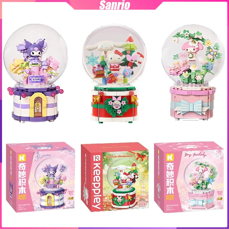 Keeppley-Sanrio-Building-Block-Wishing-Christmas-Music-Box-Decora-o ...