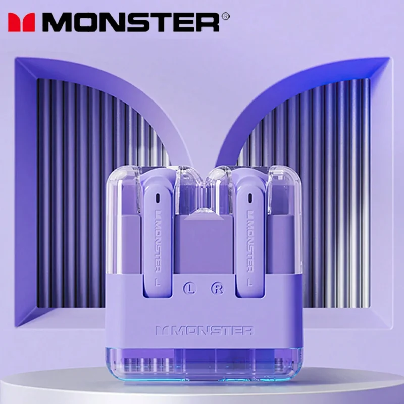 Original-Monster-XKT12-TWS-Bluetooth-5-3-Earphones-Gaming-Headphones ...