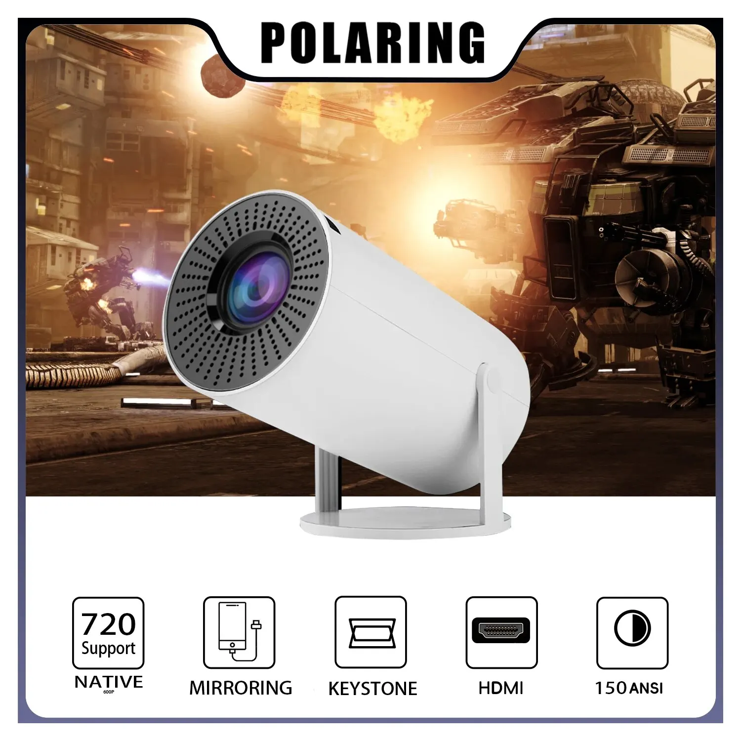Polaring-Proyector-P300-Hymini-sin-Android-720p-150Ansi-cine-en-casa ...