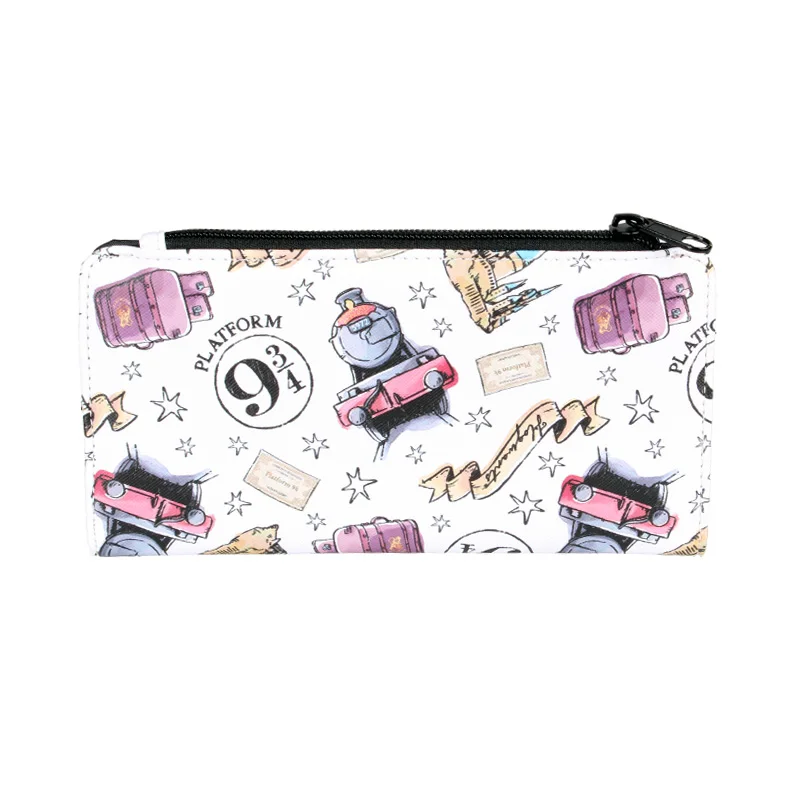 Cute-Cartoon-Print-Long-Wallet-Casual-PU-Leather-Coin-Purse-Women-s ...