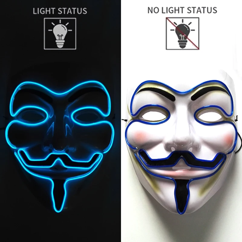Halloween-Mask-EL-Wire-Mask-Flashing-Cosplay-LED-Neon-Costume-Mask-for ...