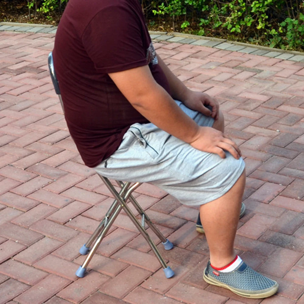 Foldable-Four-Legs-Stool-Walking-Stick-Anti-Slip-Design-Sturdy-Seats ...