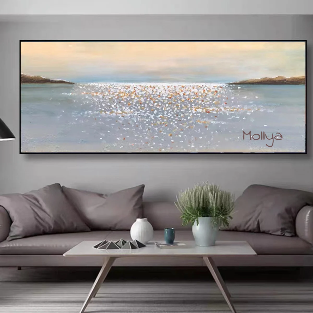 Plain Living Room Wall