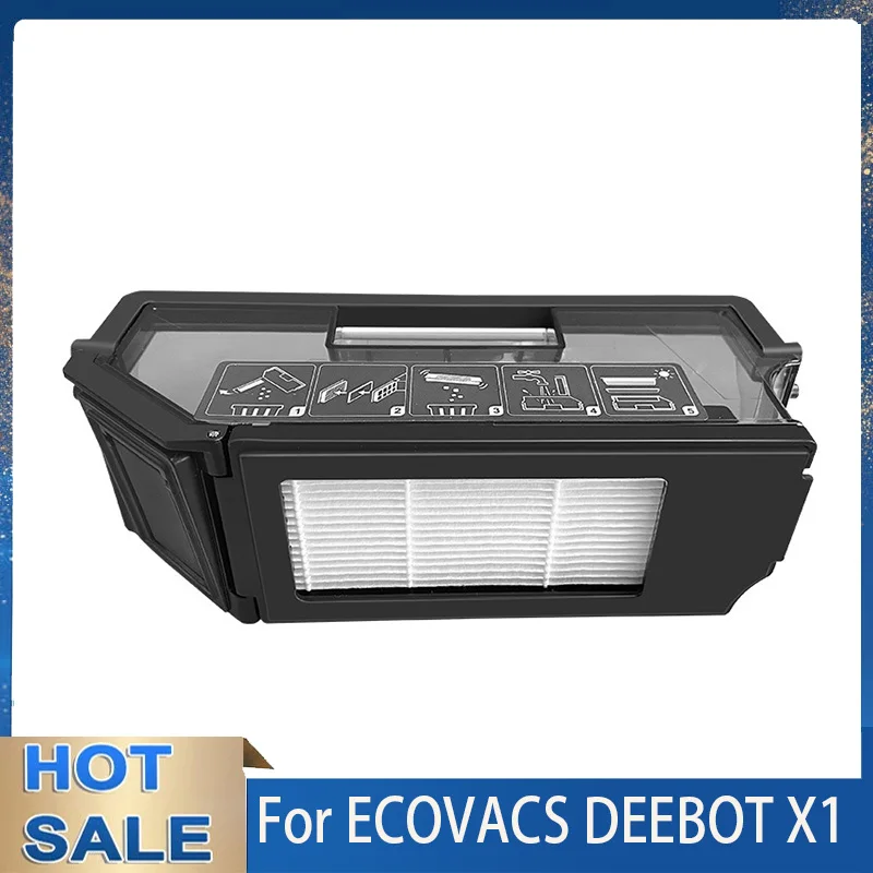 Dust Box Hepa Filter Accessories For Ecovacs Deebot X1 Turbo Omni
