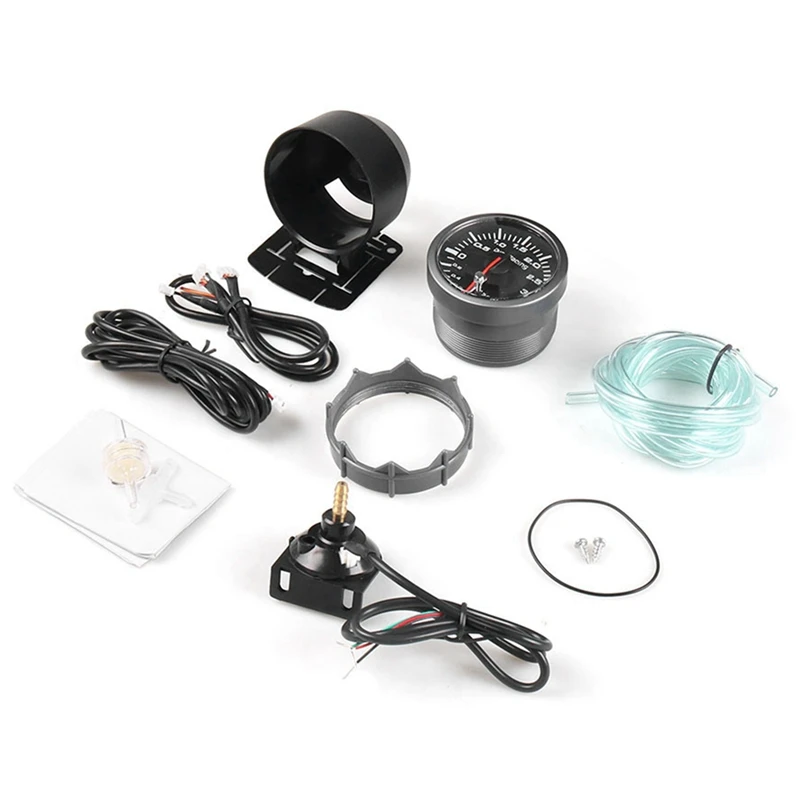 Dyno-Racing-Medidor-de-Turbo-Boost-para-coche-pantalla-Led-Dual-blanca ...