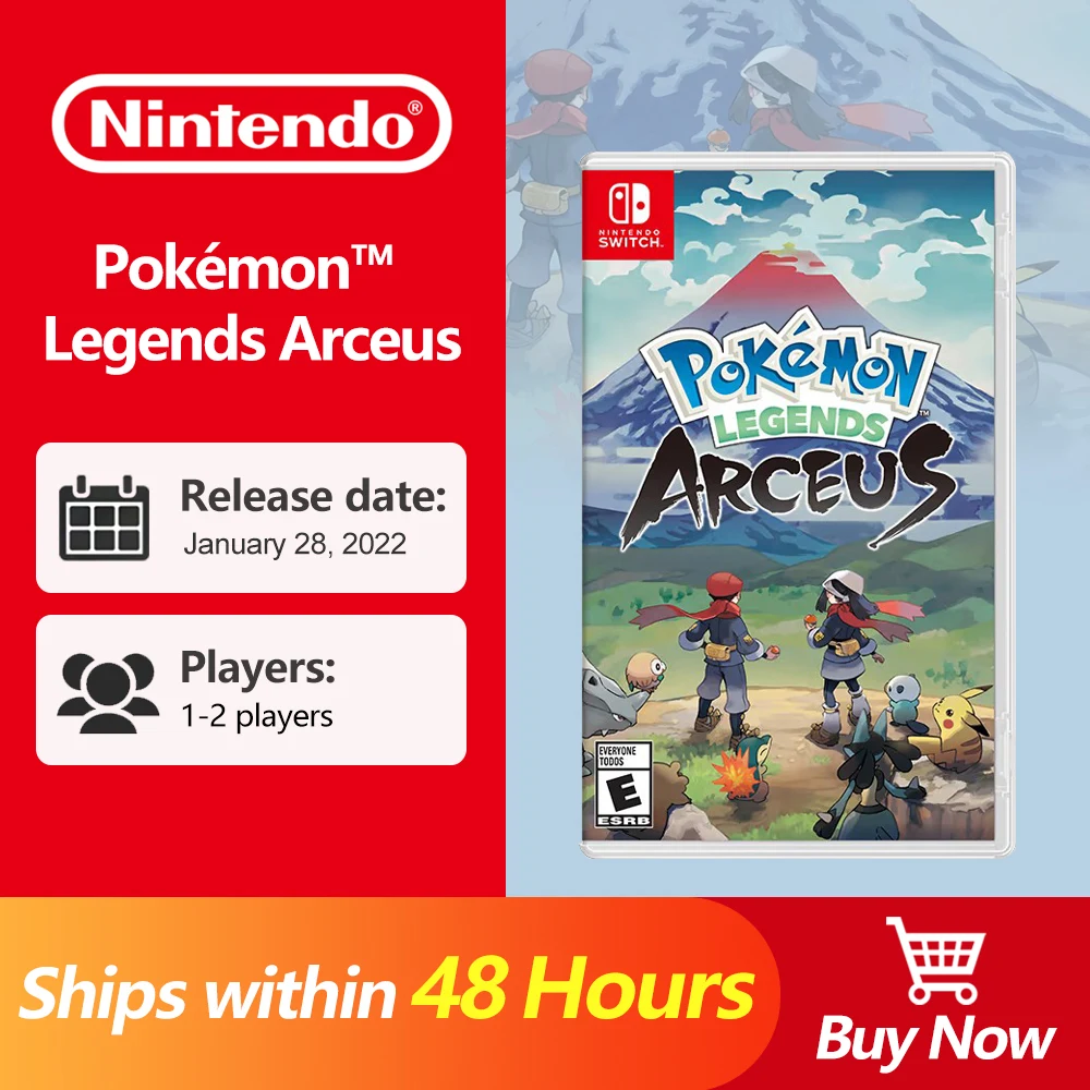 Nintendo Switch Games Pokemon Legends Arceus Console Game Action Rpg ...