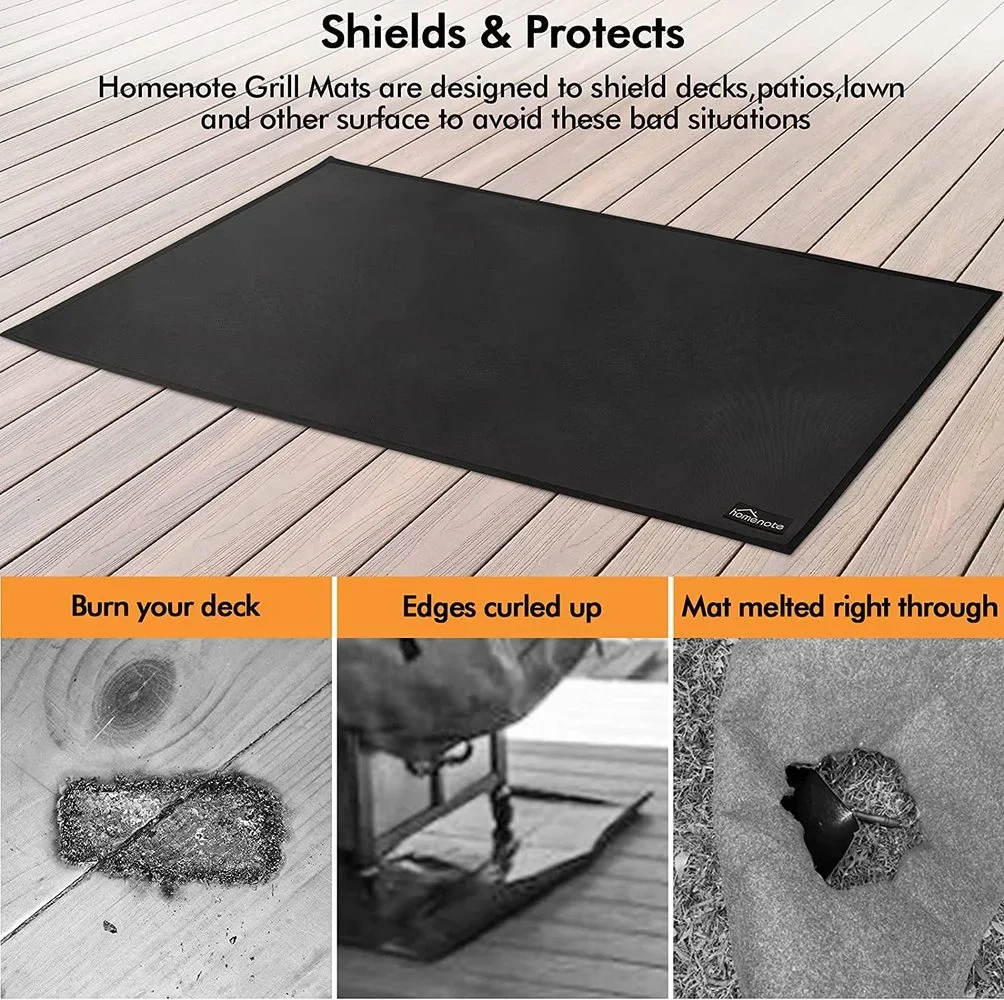 Outdoor-Barbecue-Fireproof-Mat-Waterproof-Oil-proof-Non-slip-Polyester ...