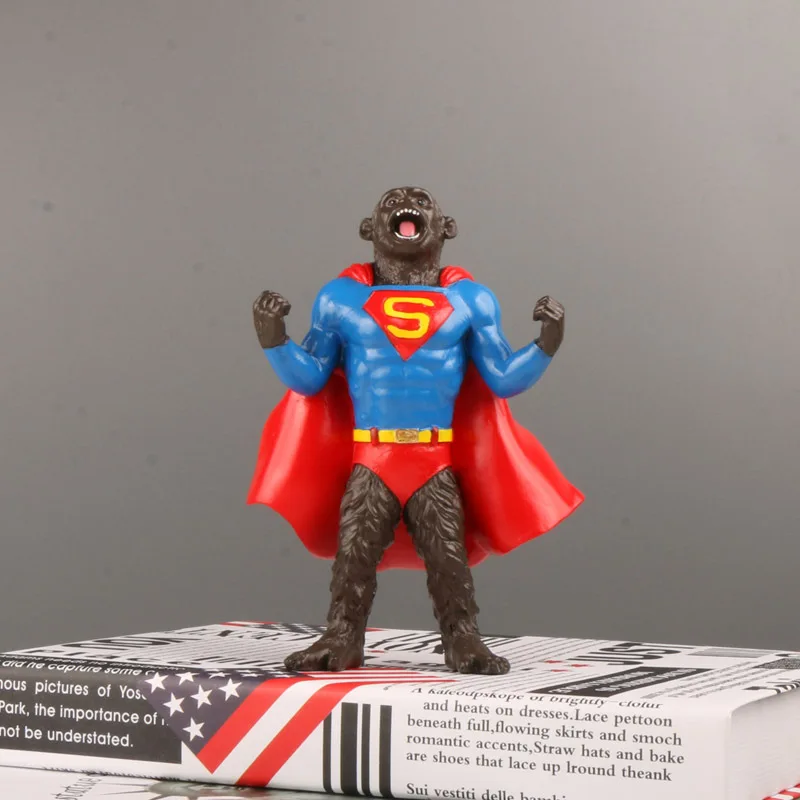 Gorilla-Superman-cowboy-Matrix-resin-simulation-animal-animation-film ...