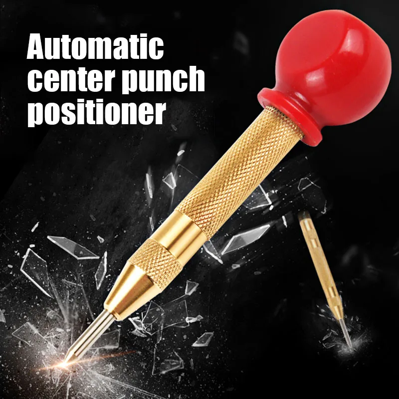 O Scale Train 5 Inch Automatic Center Punch Set - Spring Loaded Impact ...