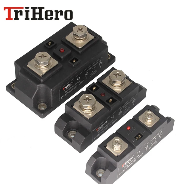 Trihero solid stte relay industrial 500A,single phase DC-AC Solid state ...